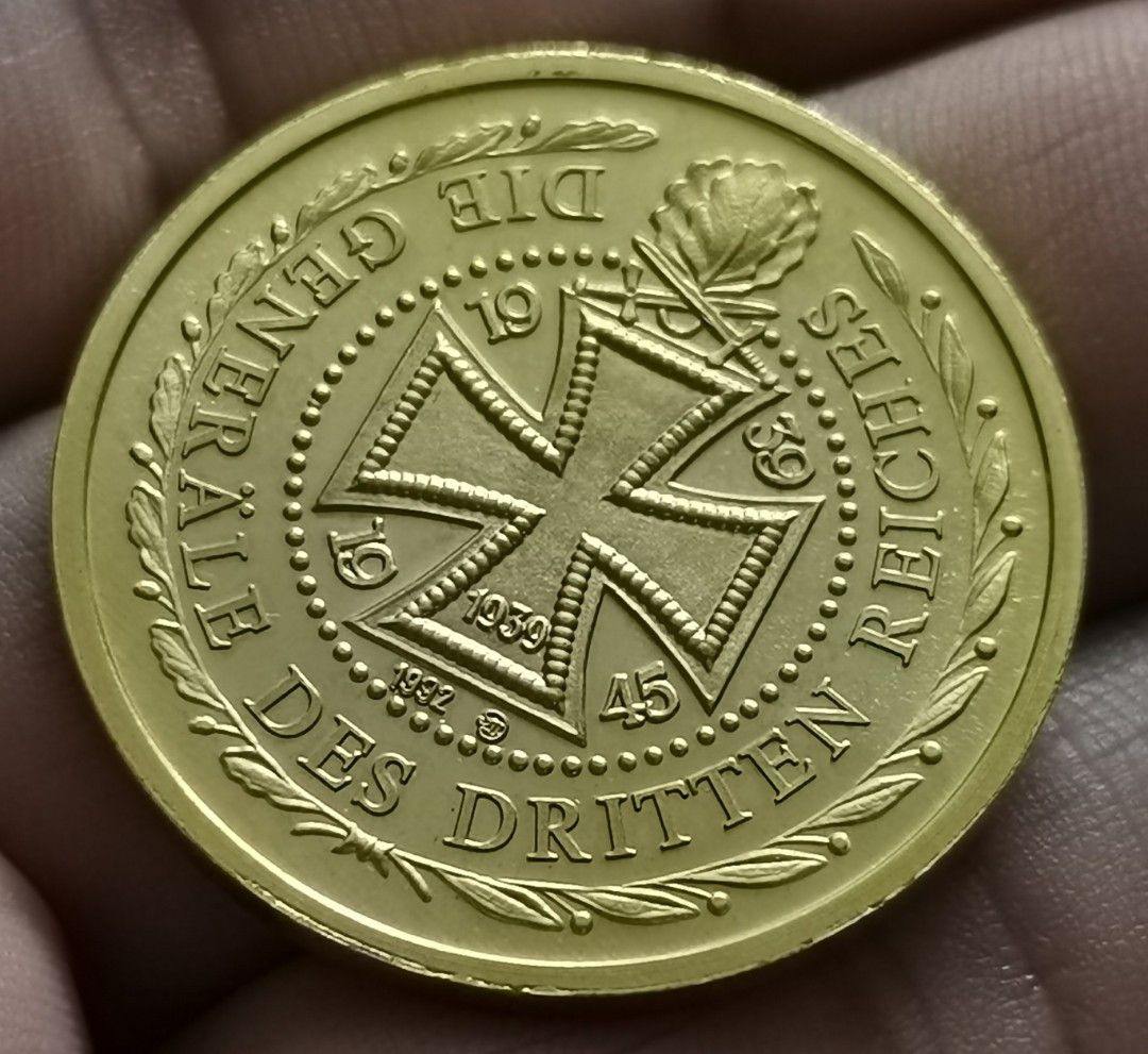 General Erwin Rommel (1939-45) German field Marshall Medal 1992 Brass ...