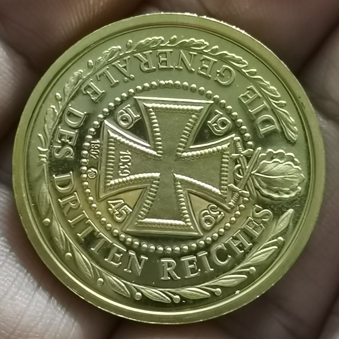 General Erwin Rommel (1939-45) German field Marshall Medal 1992 Brass ...