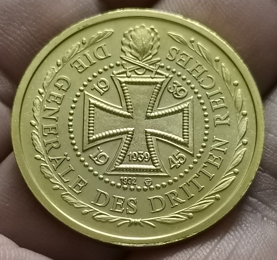 General Erwin Rommel (1939-45) German field Marshall Medal 1992 Brass ...