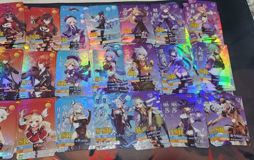 Genshin Impact SR Cards, Hobbies & Toys, Toys & Games on Carousell