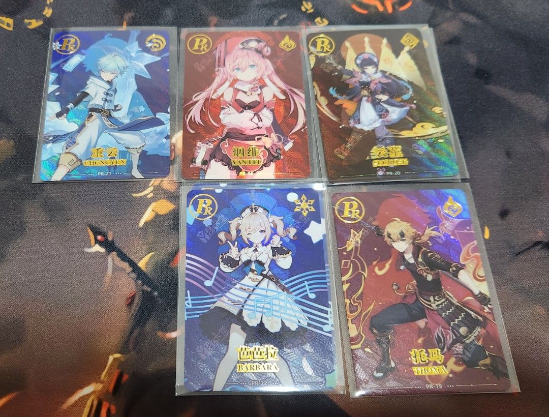 Genshin Impact SSR Cards, Hobbies & Toys, Toys & Games on Carousell