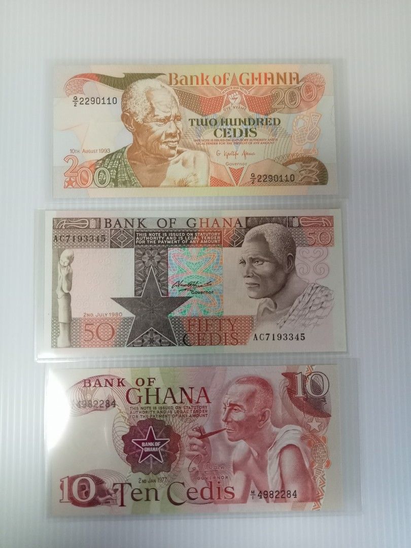 Ghana banknotes, Hobbies & Toys, Memorabilia & Collectibles, Currency ...