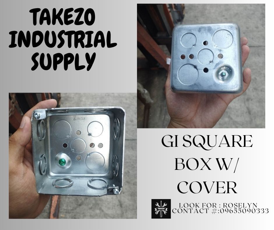 Gi square box w/ cover on Carousell