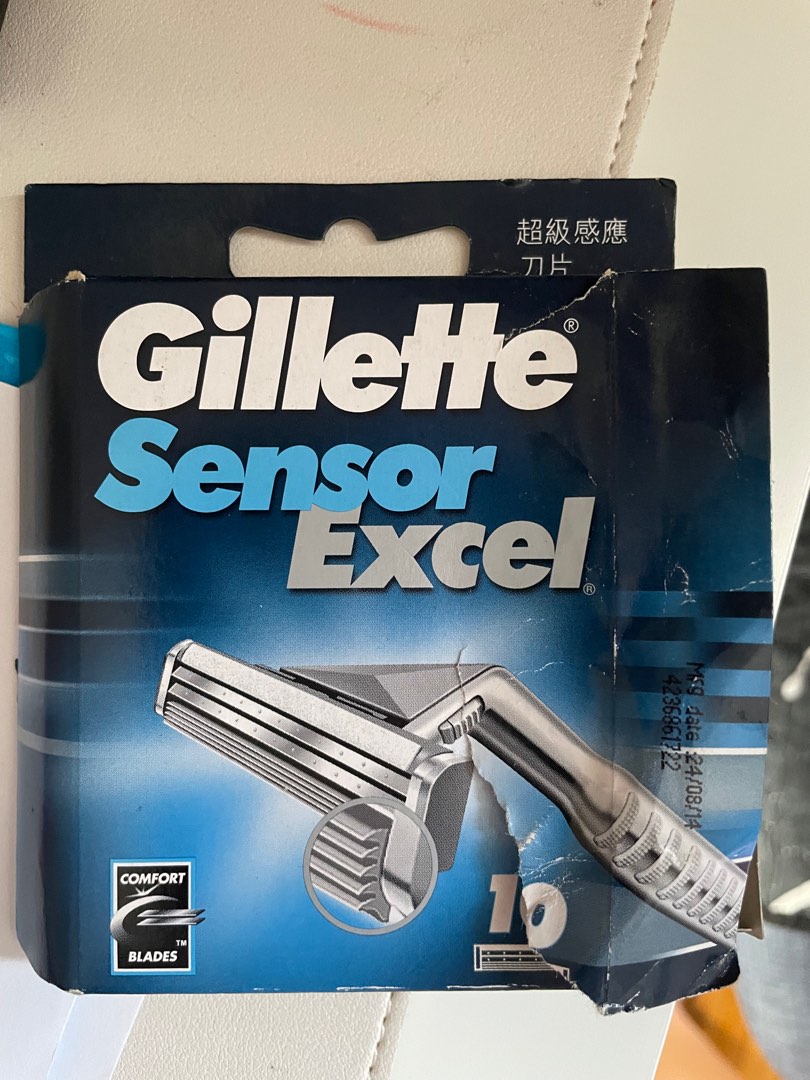 Gillette Sensor Excel Blades, Beauty & Personal Care, Men's Grooming on ...