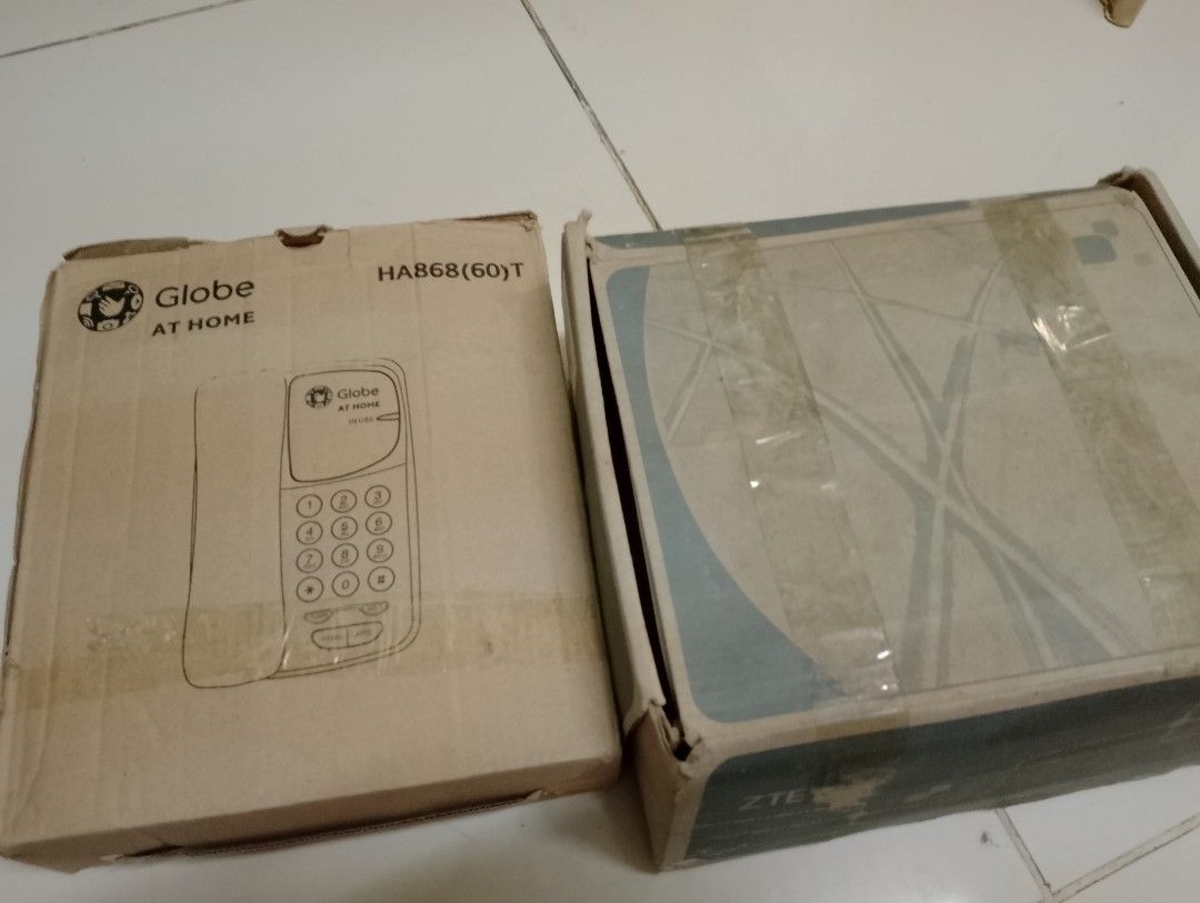 Globe modem router and telephone, Computers & Tech, Parts & Accessories ...