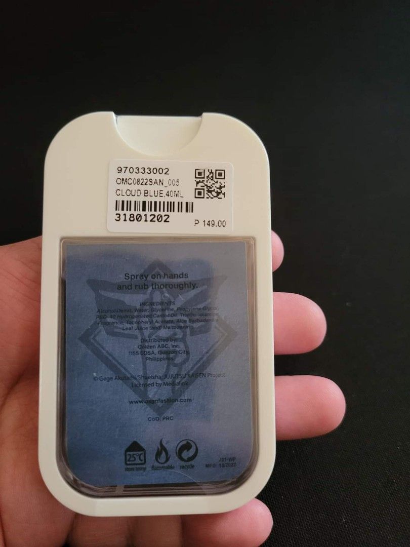 Gojo Satoru Alcohol Oxgn jujutsu kaisen, Hobbies & Toys, Toys & Games ...