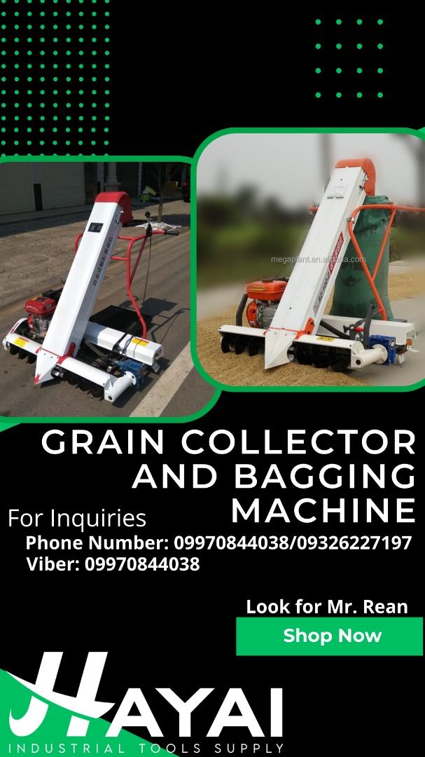 Grain Collector and Bagging Machine, Commercial & Industrial ...