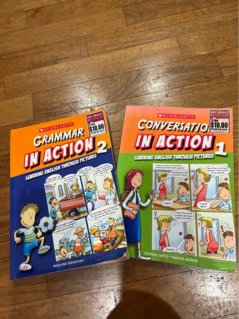 Grammar in Action 1 and 2 - Learning English through pictures, Hobbies ...
