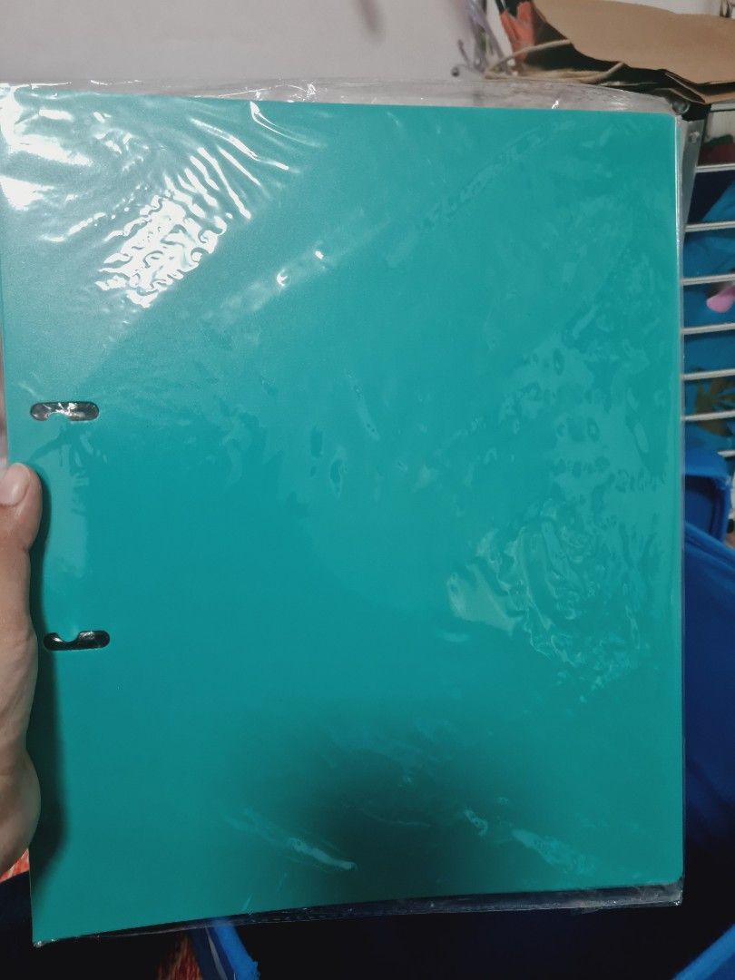 Green and blue A4 size file, Hobbies & Toys, Stationery & Craft ...