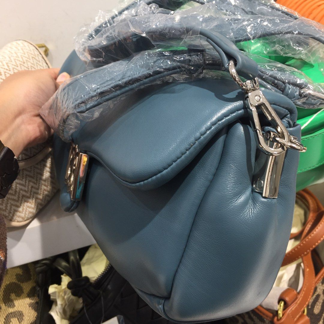 Gucci Marmont Look Alike Blue Tosca Aquamarine marine sea shoulder bag ...