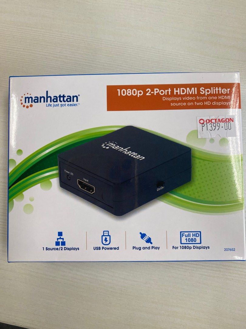 HDMI Splitter, Computers & Tech, Parts & Accessories, Cables & Adaptors ...