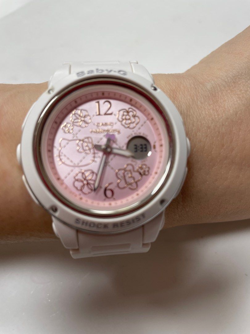 Hello Kitty x Casio Baby G White Watch, Women's Fashion, Watches ...