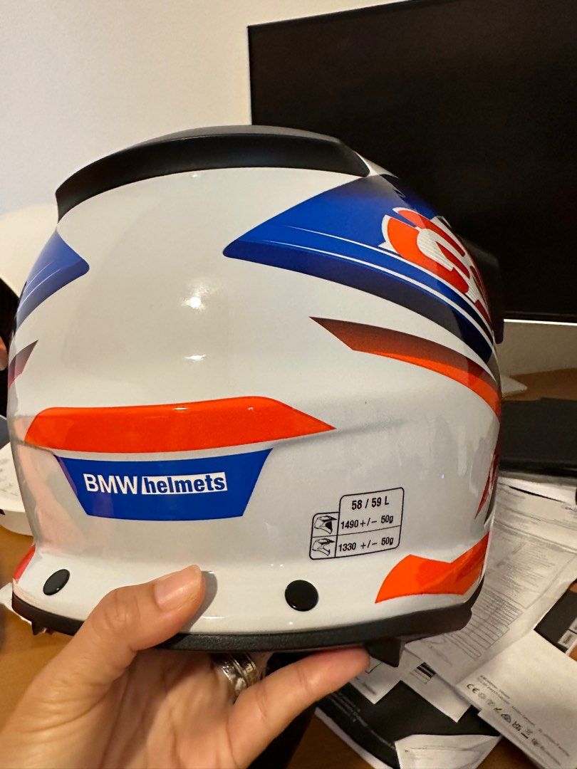 Helmet BMW GS Carbon Full Face with transparent visor, Motorcycles ...