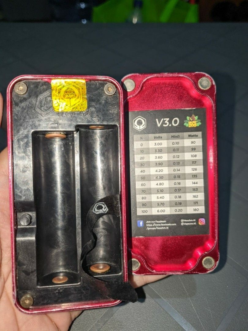 HexOhm V3 Anodized Vapezoo, Elektronik, Lainnya di Carousell