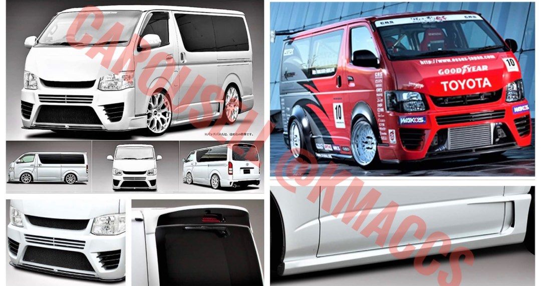 Hiace Essex Bodykit / Hiace Accessories/ Hiace Essex / Hiace Bodykit, Car Accessories ...