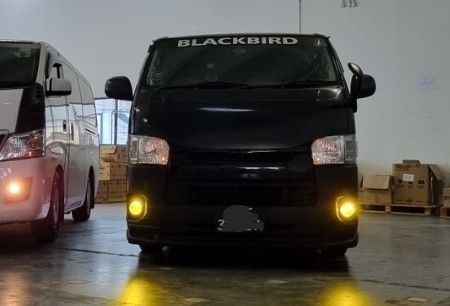 Hiace front lip and fog light, Car Accessories, Accessories on Carousell