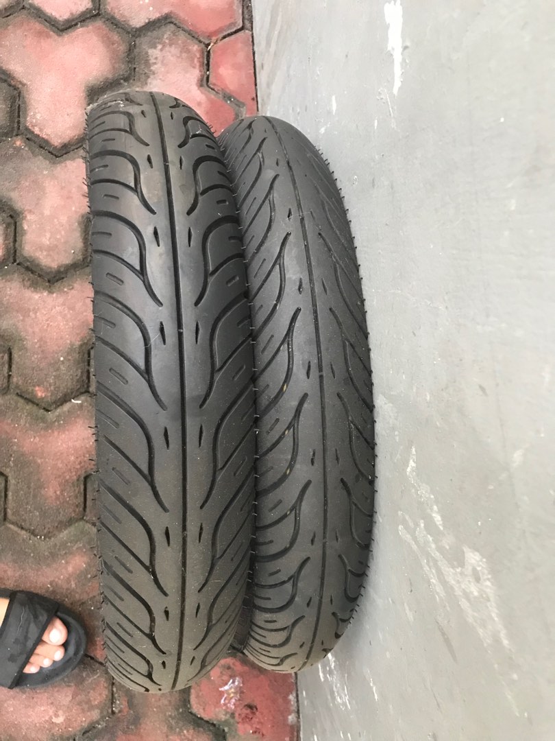 Honda Click v2 Stock Tire., Motorbikes, Motorbike Parts & Accessories ...
