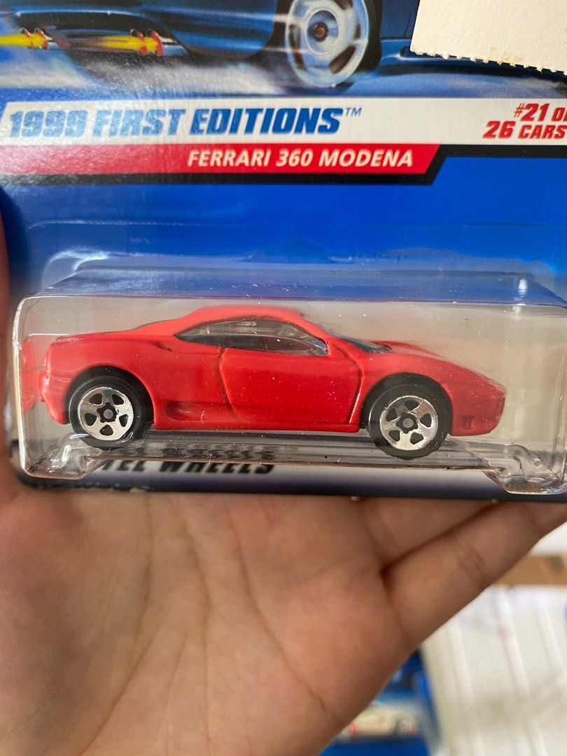 Hot Wheels Ferrari 360 Modena 1999 First Editions (1:64 scale), Hobbies ...