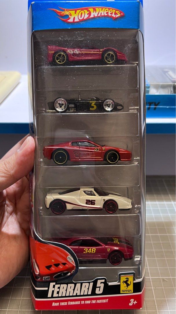 Hot Wheels Ferrari 5 pack not Tomica， Ferrari Enzo, Ferrari 288GTO ...