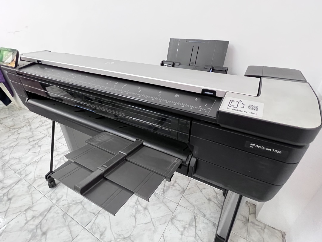 HP DesignJet T830 36-in multifunction plotter, Computers & Tech ...