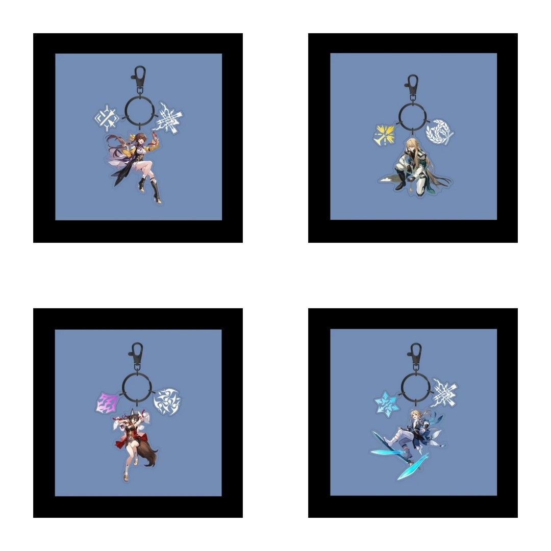 [HSR] Character Acrylic Keychains (Pre-Order) Honkai Star Rail ...