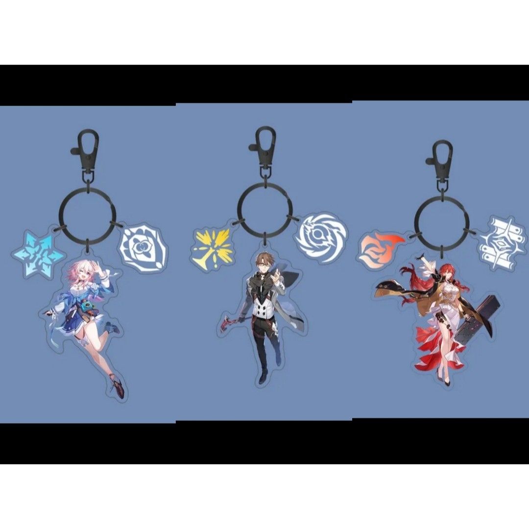 [HSR] Character Acrylic Keychains (Pre-Order) Honkai Star Rail ...