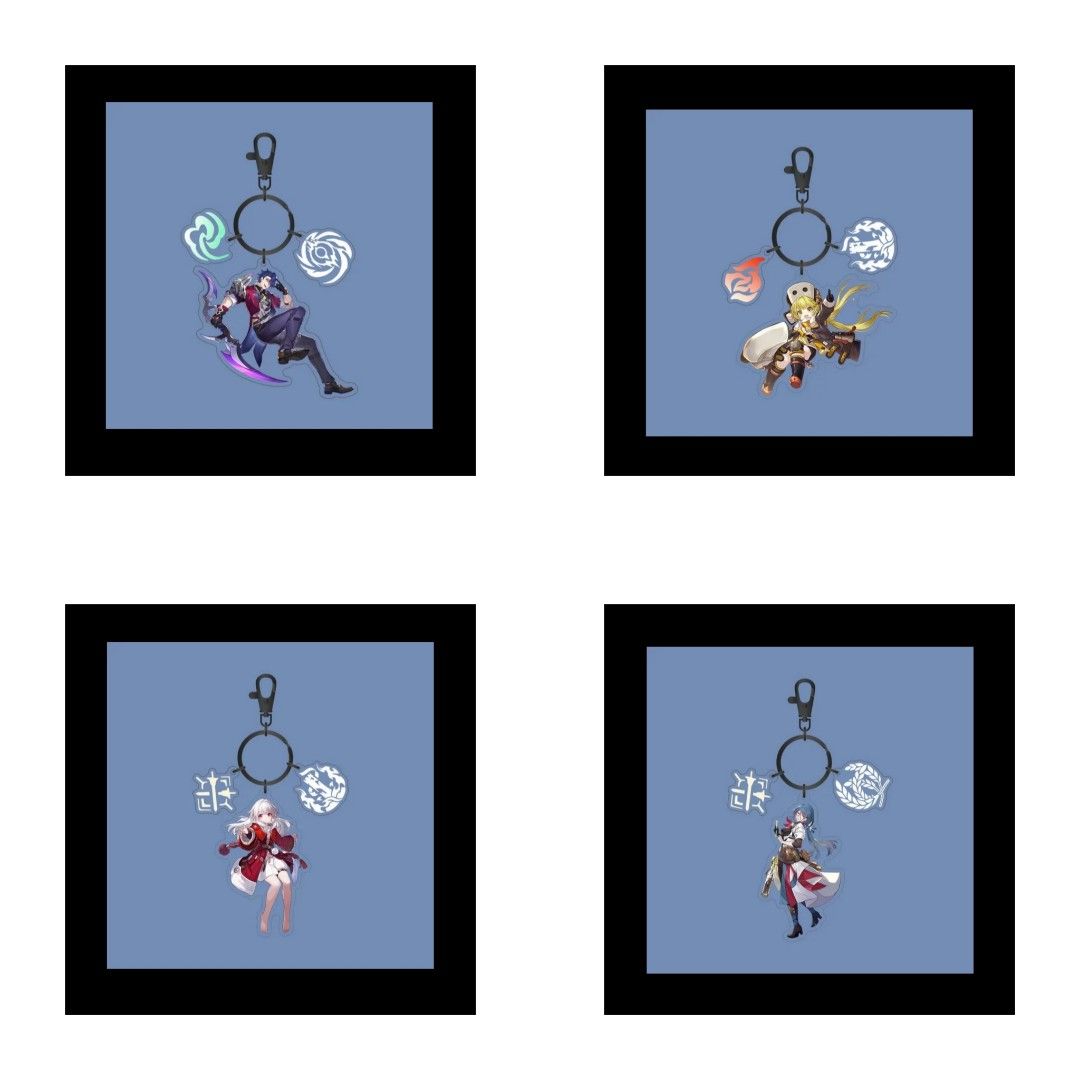 [HSR] Character Acrylic Keychains (Pre-Order) Honkai Star Rail ...