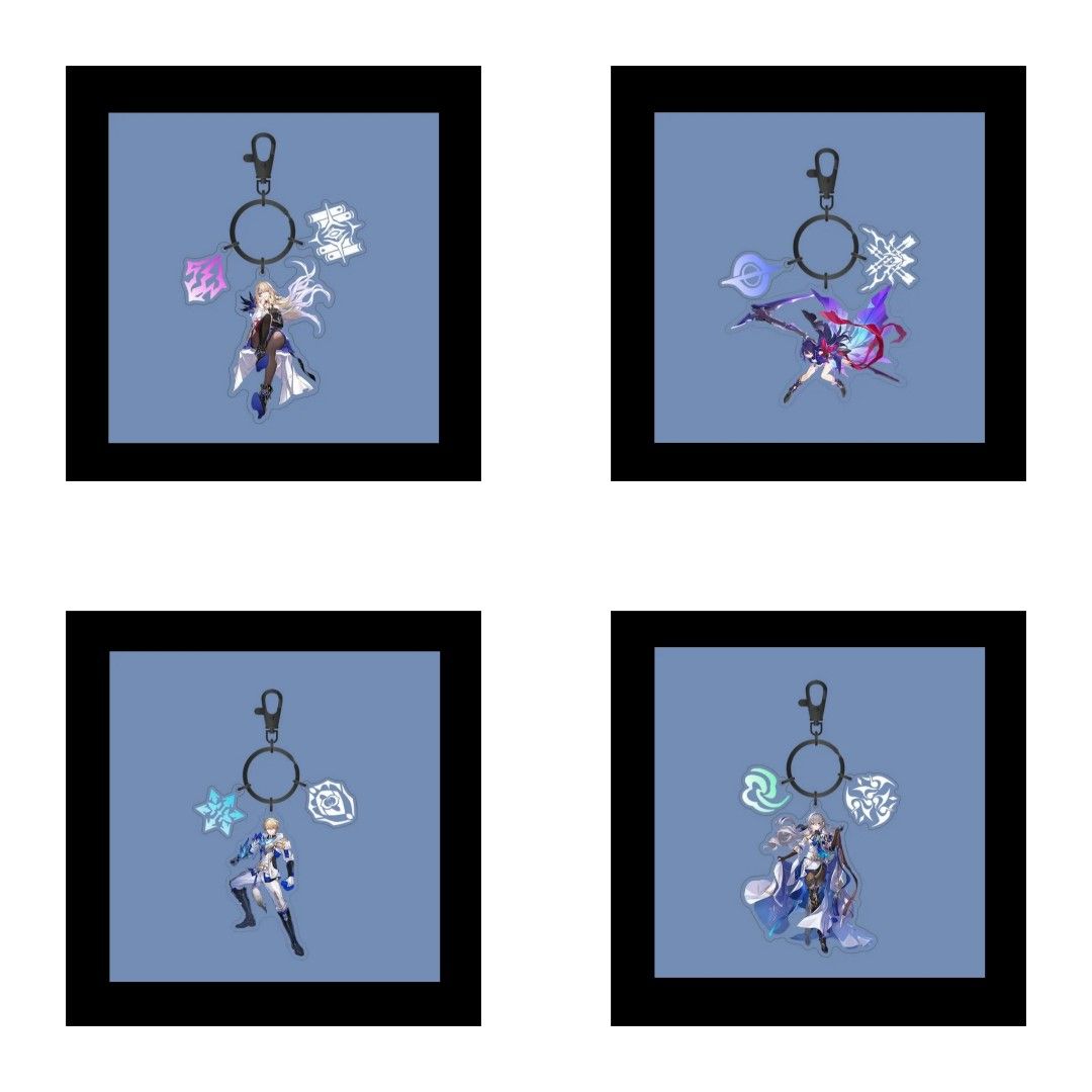 [HSR] Character Acrylic Keychains (Pre-Order) Honkai Star Rail ...