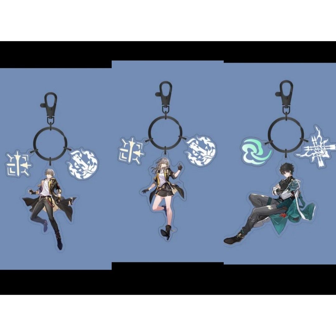[HSR] Character Acrylic Keychains (Pre-Order) Honkai Star Rail ...