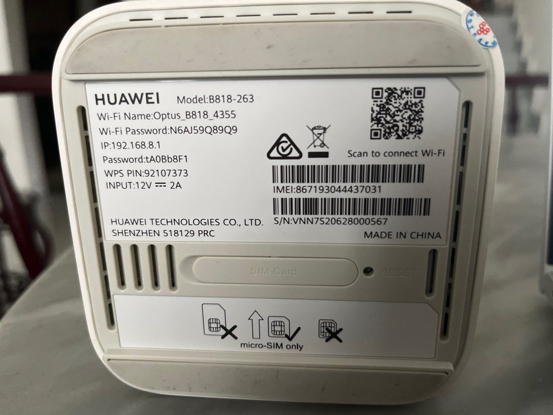 Huawei B818-263 4G LTE Router, Computers & Tech, Parts & Accessories ...