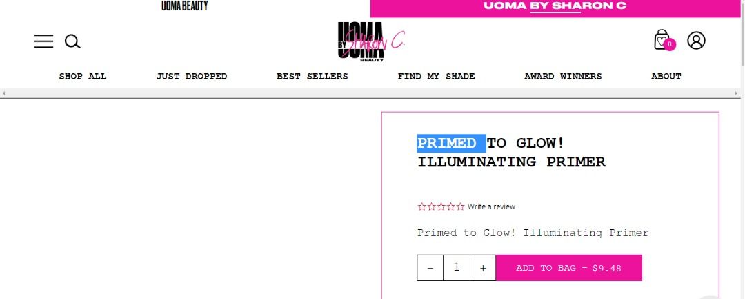 Illuminating Primer by Ouma by Sharon C. Beauty, Beauty & Personal Care, Face, Makeup on Carousell