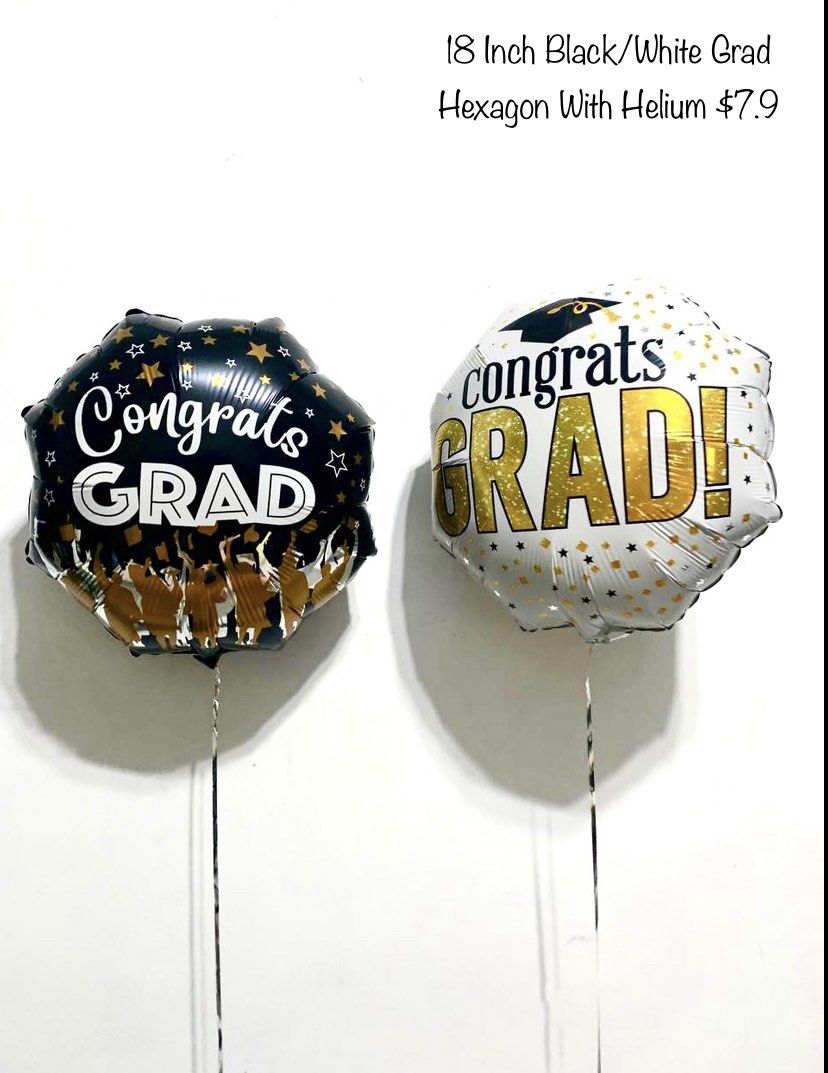 Graduation Helium Balloons Foil Balloon / School Convocation Grad ...
