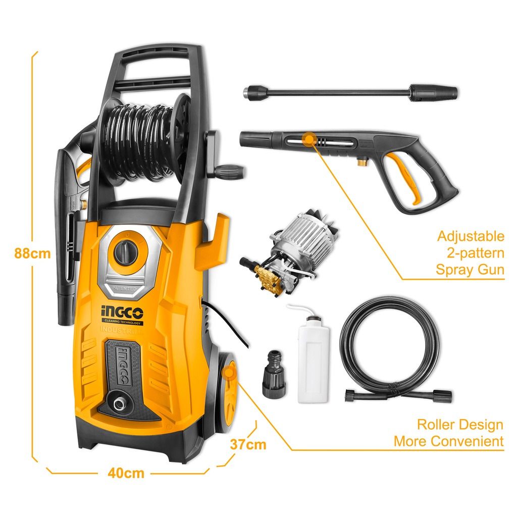 Ingco HPWR28008 2800W High Pressure Washer, Furniture & Home Living ...