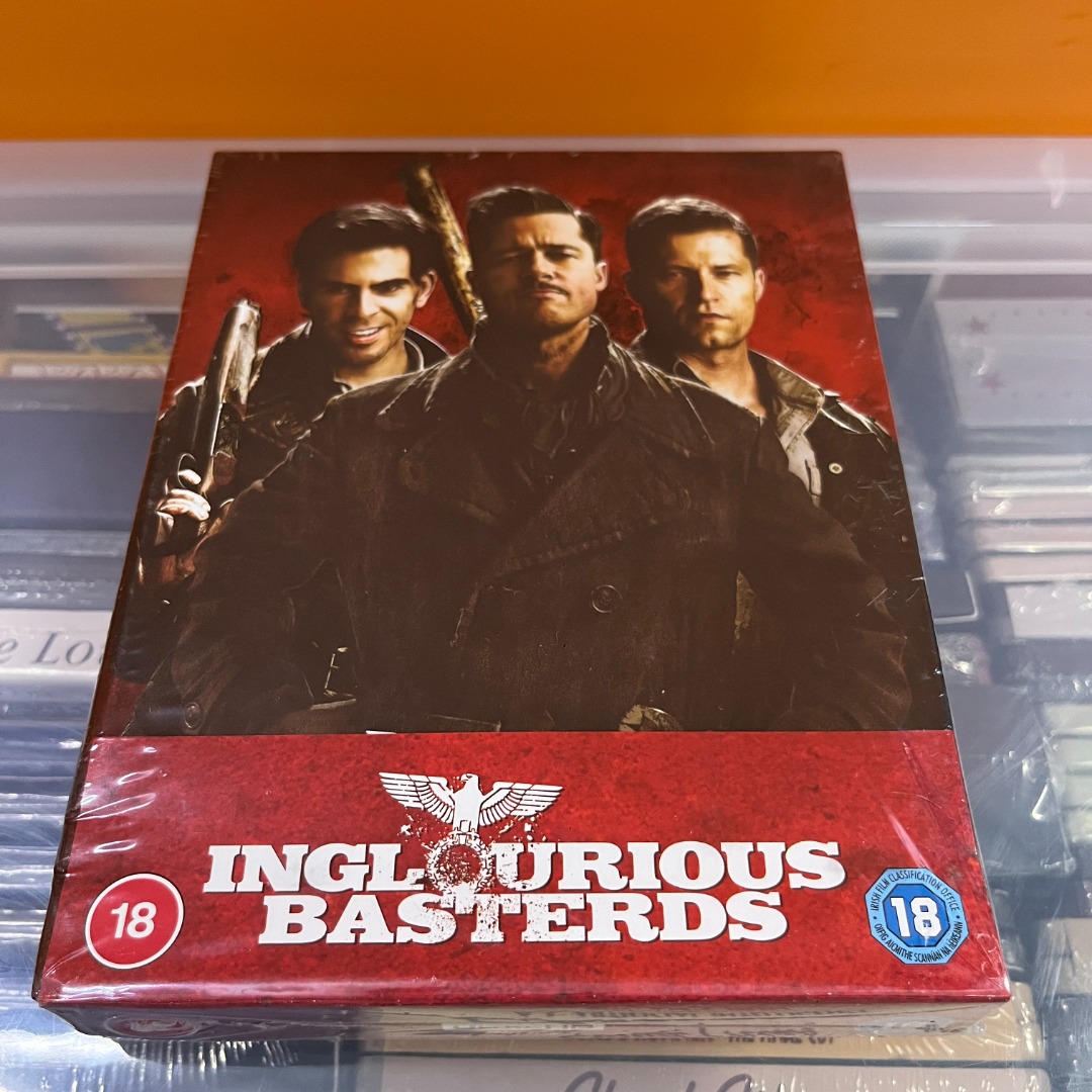 Inglourious Basterds 4K Blu-ray, Zavvi Exclusive SteelBook, 興趣及遊戲, 音樂、樂器 & 配件, 音樂與媒體 - CD 及 DVD ...