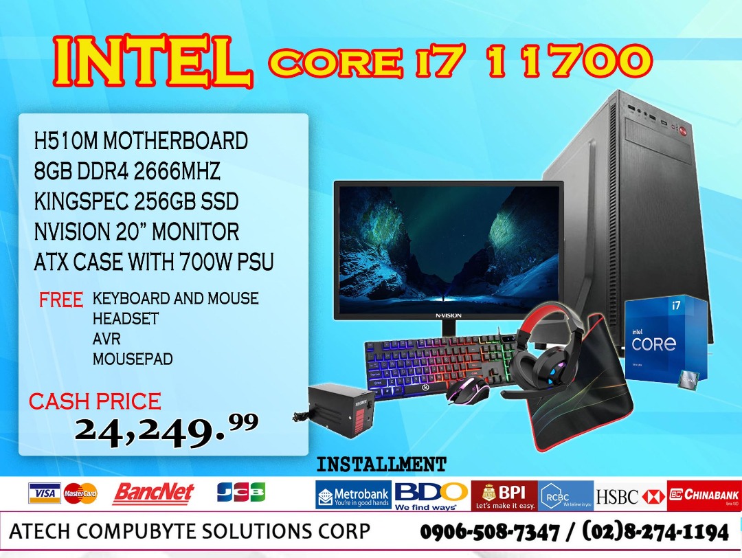 INTEL CORE I7 11700 PACKAGE, Computers & Tech, Desktops on Carousell