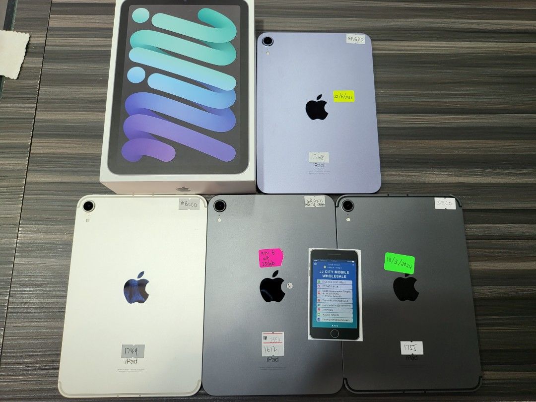 IPad mini 6 (6th Gen) 5G Cellular wifi 256GB - Fullset, Mobile Phones & Gadgets, Tablets, iPad ...