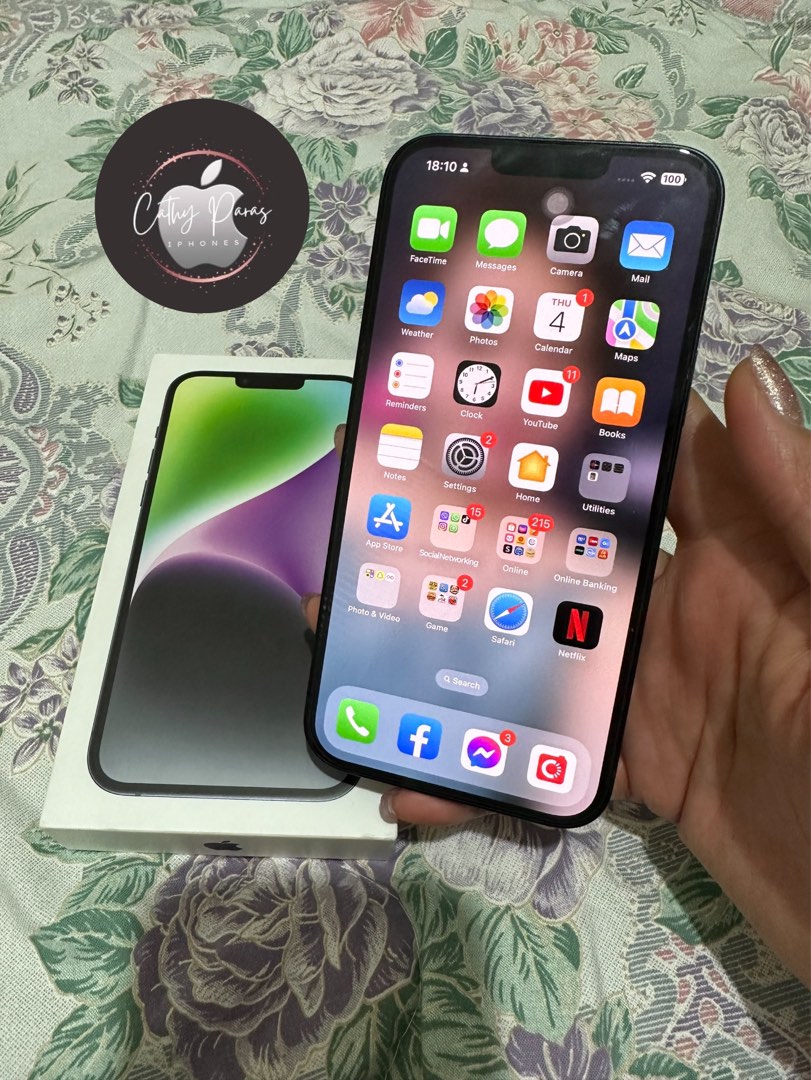 IPhone 14 Plus (512GB/Midnight/Smartlocked) Open for swap to lower unit ...