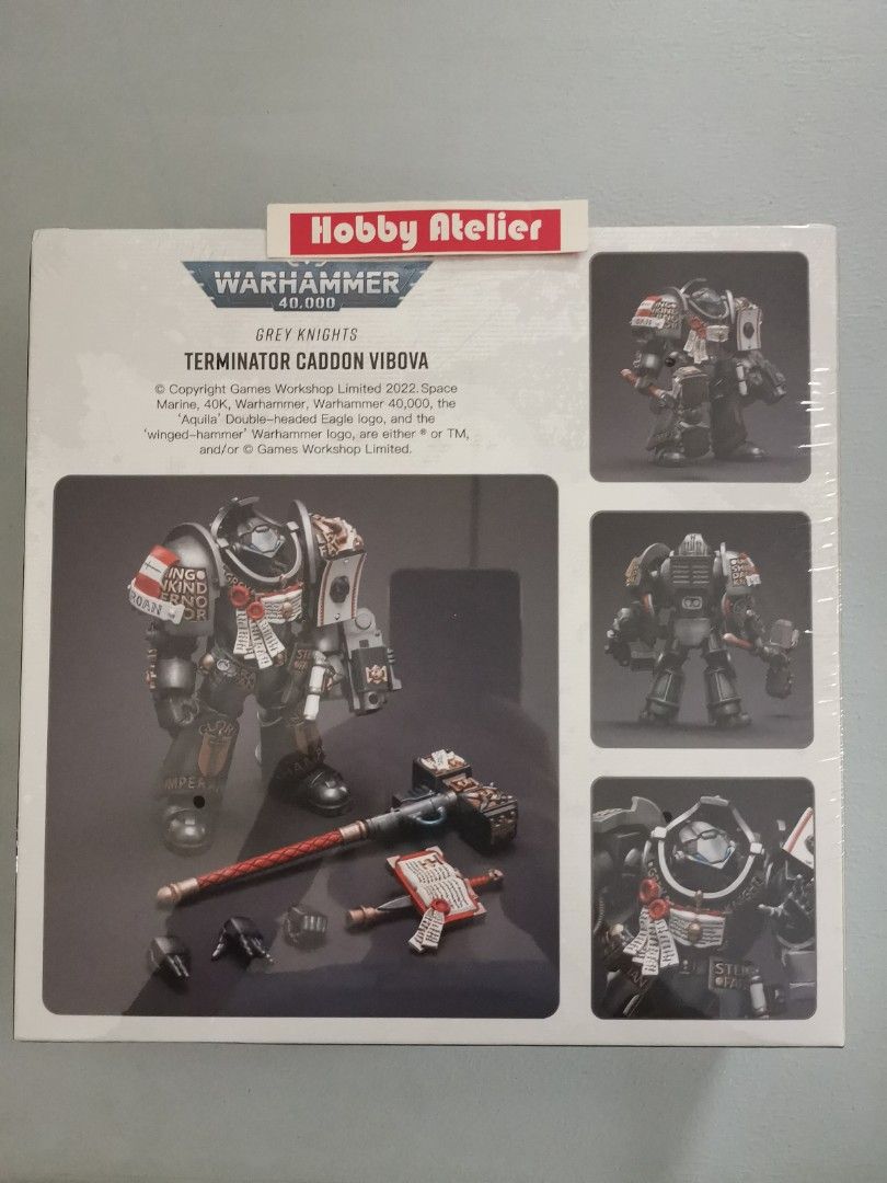 Joy Toy Warhammer 40K - 1/18th Scale Grey Knights: Terminator Caddon Vibova, Hobbies & Toys ...