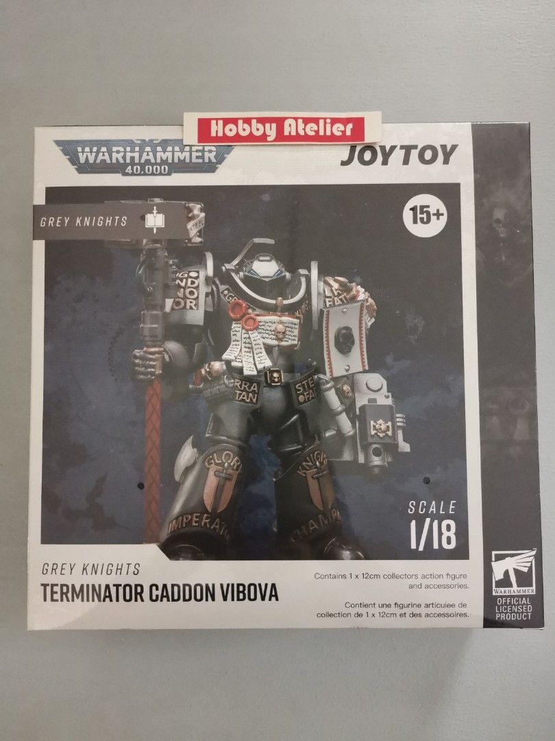 Joy Toy Warhammer 40K - 1/18th Scale Grey Knights: Terminator Caddon Vibova, Hobbies & Toys ...