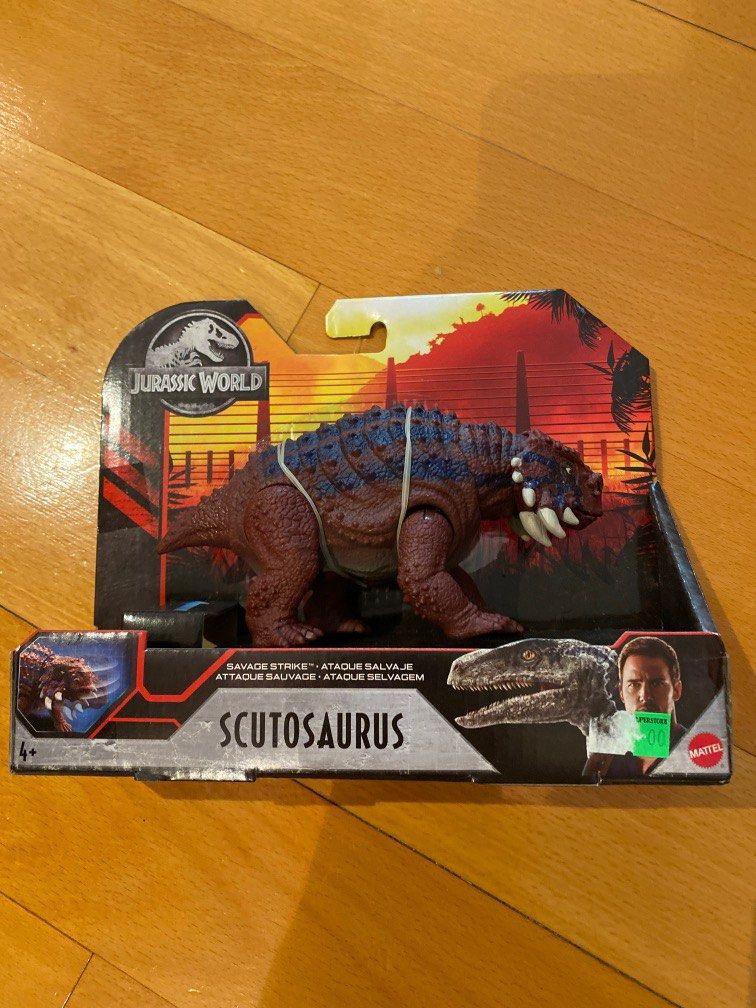 Jurassic world scutosaurus, 興趣及遊戲, 玩具 & 遊戲類 - Carousell