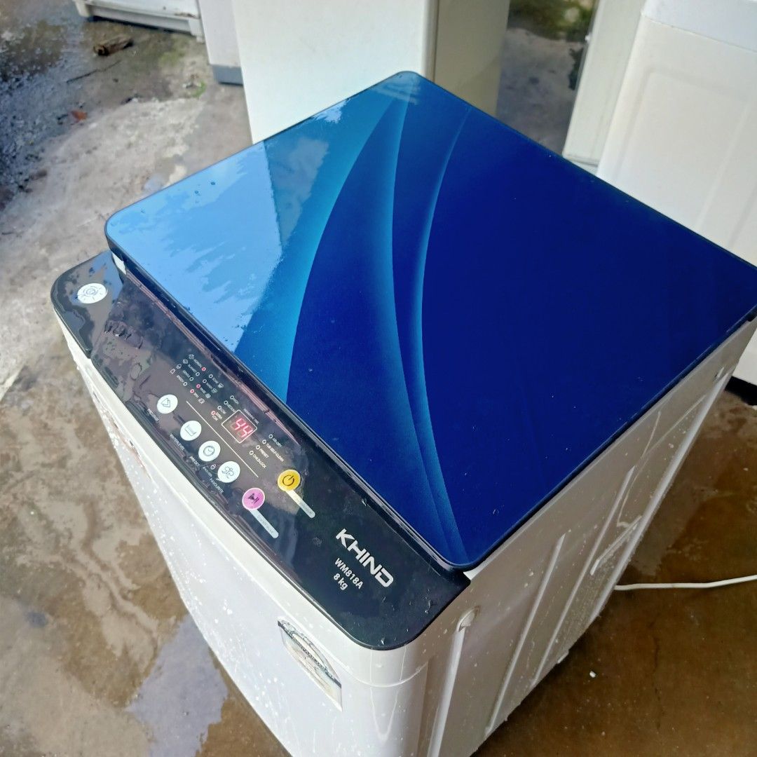 khind new model washing machine 8kg., TV & Home Appliances, Washing ...