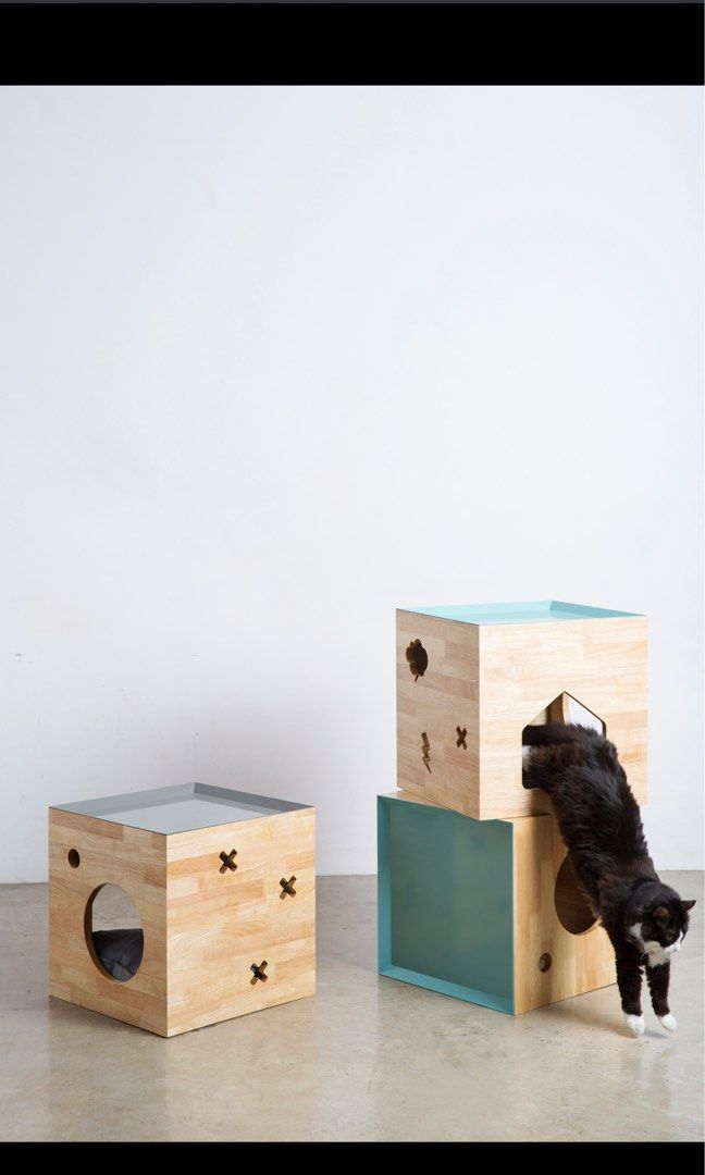 KIN Box Coffee Table (Neko no niwa) Cat Furniture, Furniture & Home ...