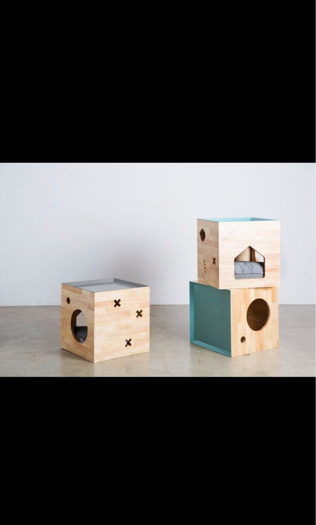 KIN Box Coffee Table (Neko no niwa) Cat Furniture, Furniture & Home ...