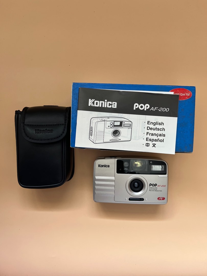 Konica Pop AF-200 (BNIB) Film Camera, Photography, Cameras on Carousell