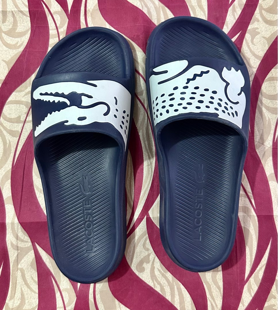 Lacoste Slides (Men), Women's Fashion, Footwear, Slippers and slides on ...