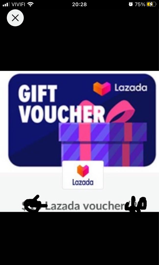 Lazada Gift Voucher - $5, Tickets & Vouchers, Vouchers on Carousell