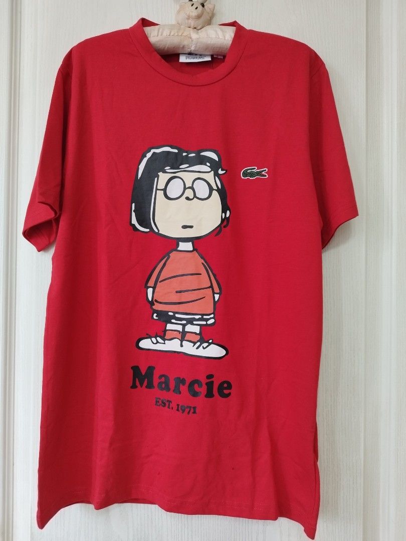 Lcoste Peanut red Marcie, Men's Fashion, Tops & Sets, Tshirts & Polo ...