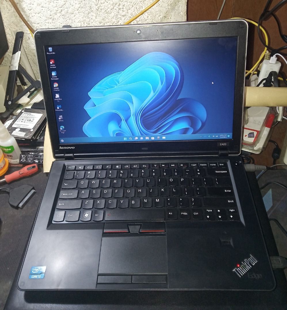 Lenovo ThinkPad Edge E420 - Win11 Pro, Core i3, 4GB RAM, SSD 120GB ...