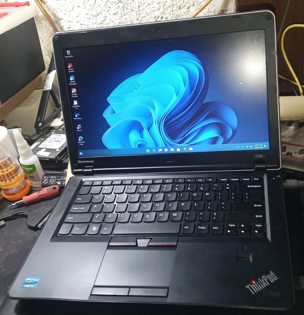 Lenovo ThinkPad Edge E420 - Win11 Pro, Core i3, 4GB RAM, SSD 120GB ...