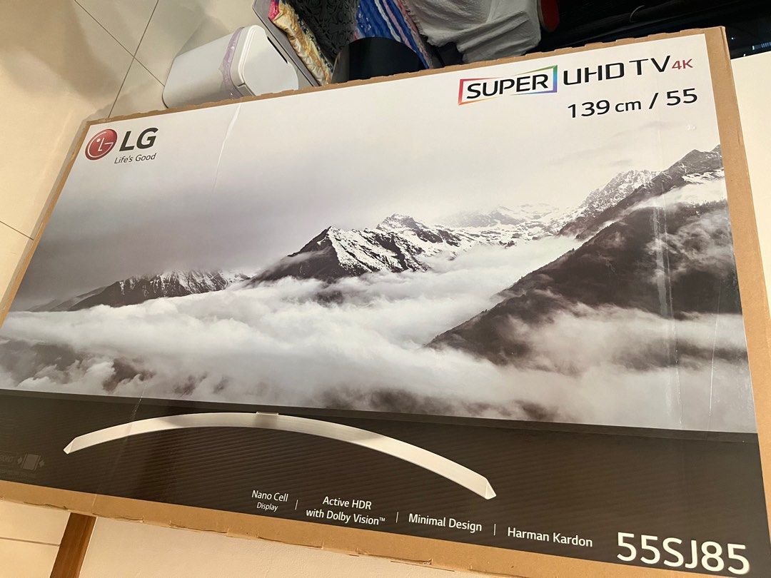 LG 55 inch TV(55SJ850T) super ultra HD 4K SMART LED TV, TV & Home ...